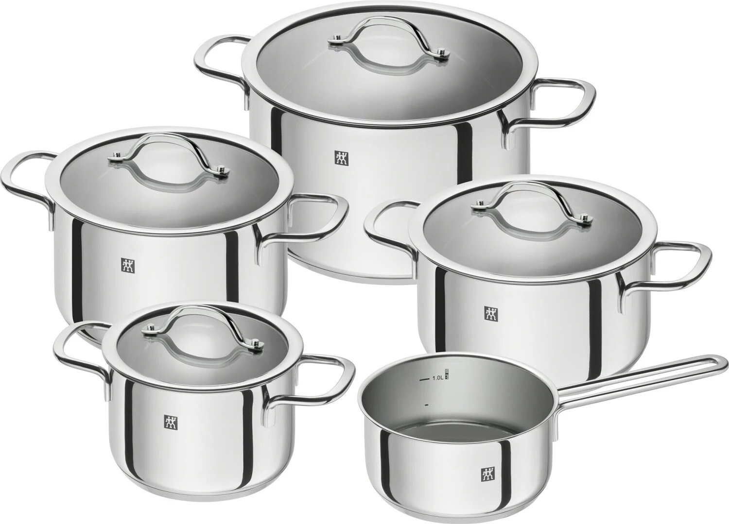 Zwilling Neo für 100€ - 5-teiliges Topf-Set aus Edelstahl 18/10