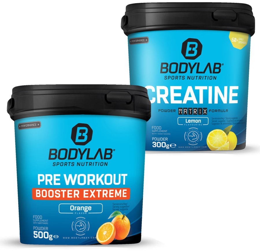 „Boost your Workout“ Bundle für 39€ – Pre-Workout Booster Extreme (500g ...