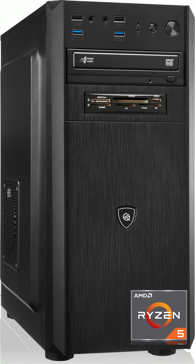 Memory Office-PC ab 349€ – Allround-Tower-PC mit AMD Ryzen 5 5600G ...