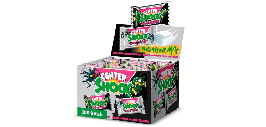 100 saure Kaubonbons im Monster Style