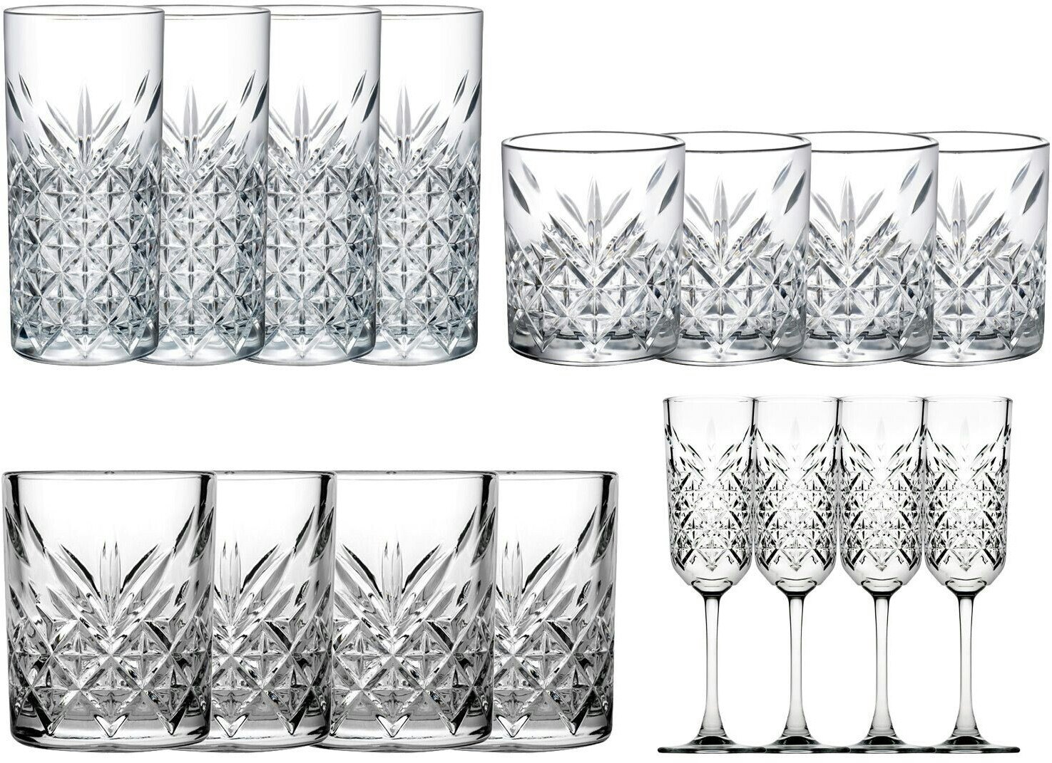 Schnell Sein Pasabahce Gläser Set Timeless Ab 15€ Mit 12 Oder 15