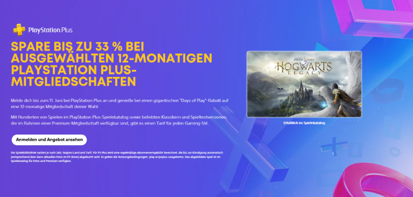Ps Plus 12 Monate Angebot