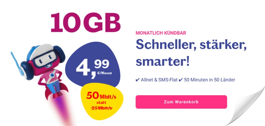 Lebara Hello! Flat mit 10GB für 4,99€/Monat