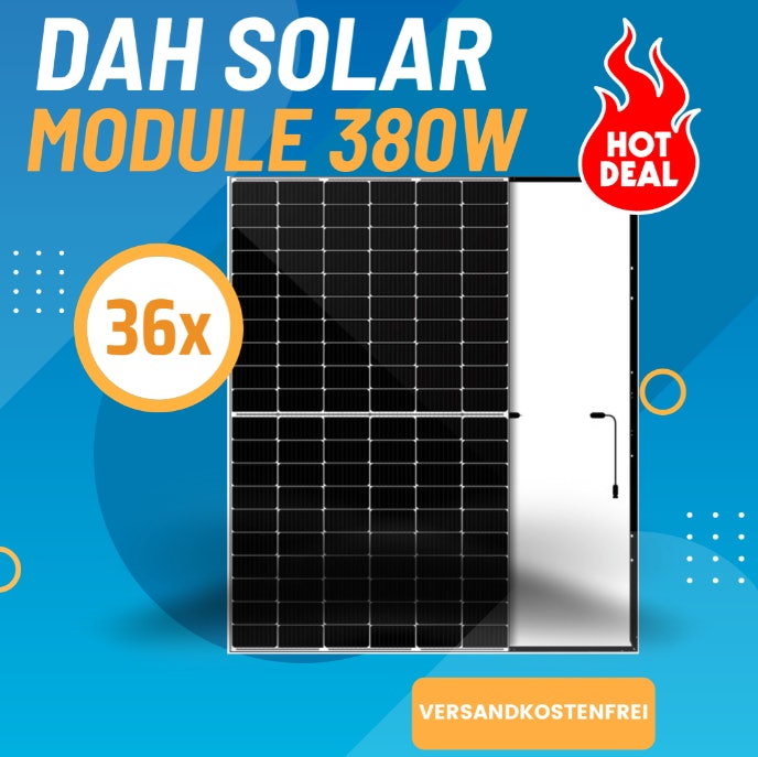 36x DAH Solar Panel für 2.990€