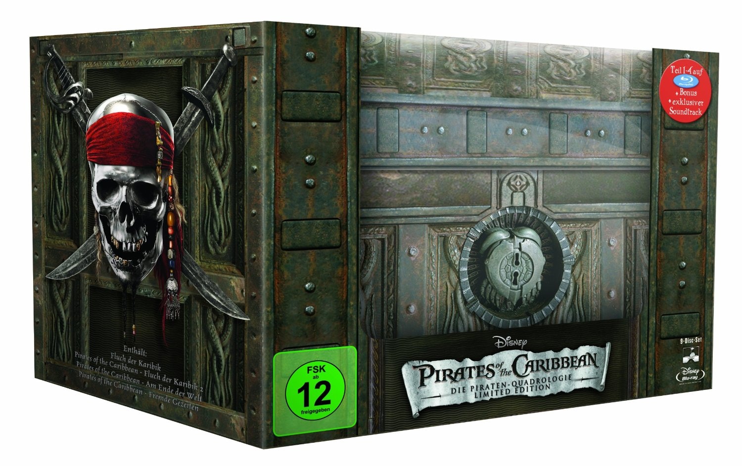 Pirates of the Caribbean - Die Piraten-Quadrologie (Limitierte ...