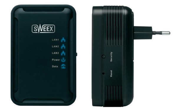 Powerline Einzel Adapter für 5€ - 200 MBit/s Sweex LC206