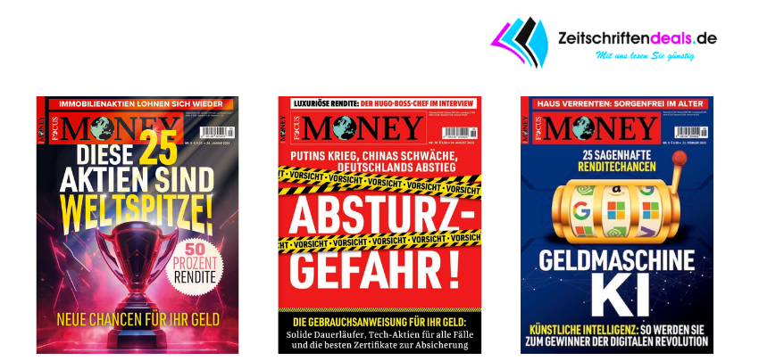 Focus Money für 6,95€ testen | Jetzt ausprobieren!