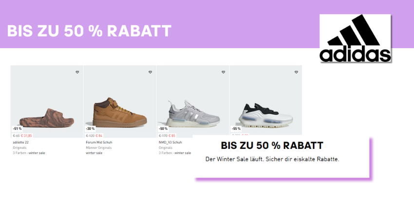 adidas Gutschein ≫ Erhalte 15% Rabatt im November