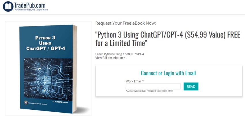 Gratis eBook "Python 3 Using ChatGPT / GPT-4" | Jetzt sichern!